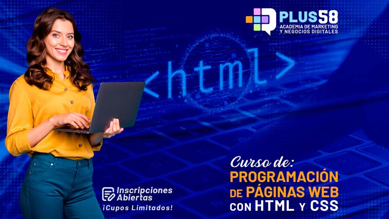 Curso de Programación de Páginas Web en Cumaná - Academia Plus58